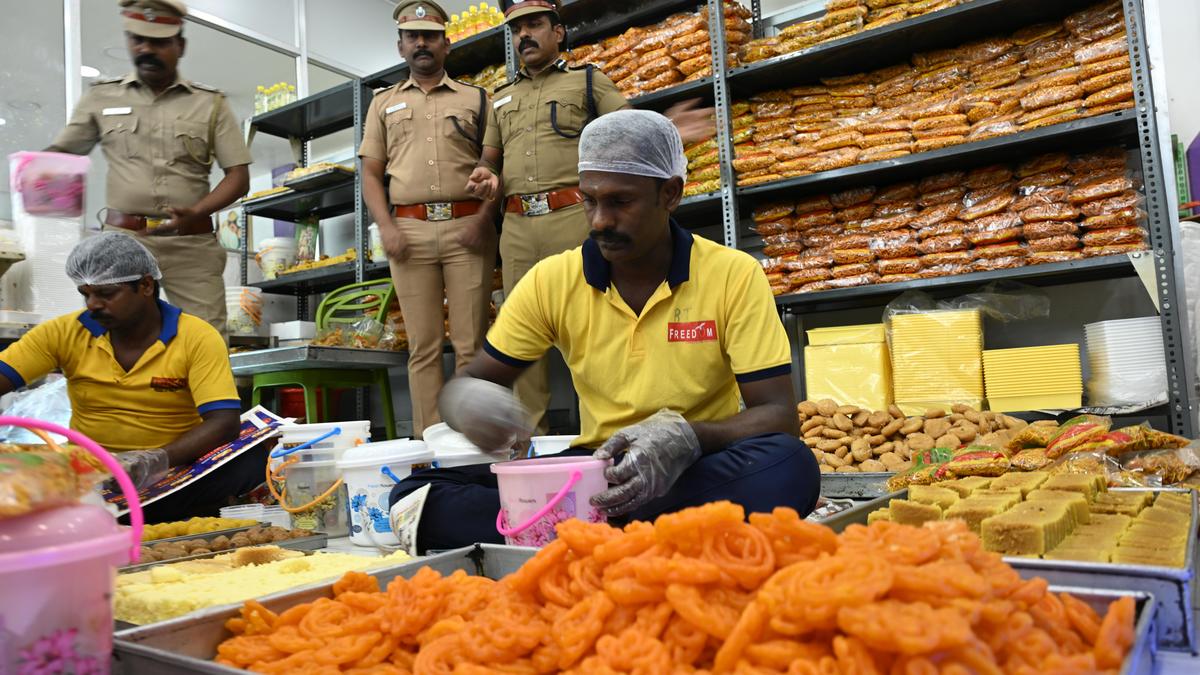 Sweets, savouries made by prisoners on sale at Freedom Bazaar in Madurai - The Hindu